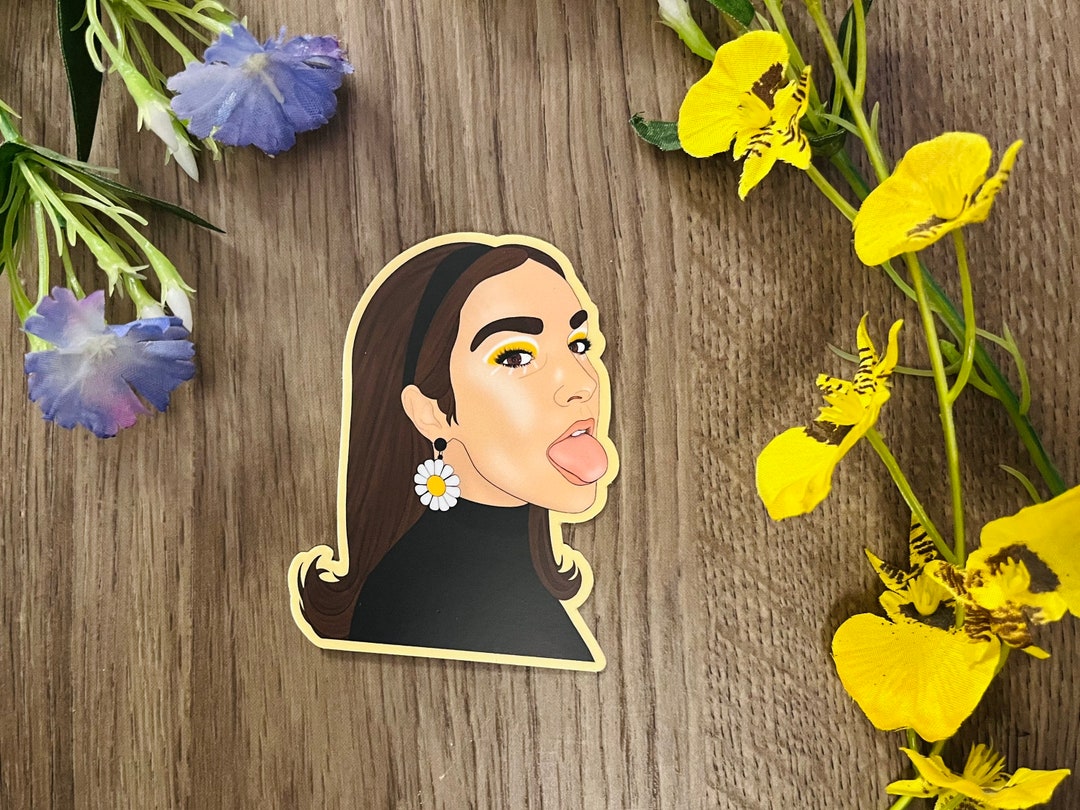 Retro Flower Power 60’s Vintage Girl Power Sticker - Etsy