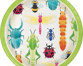 Bug Party Plates - Etsy