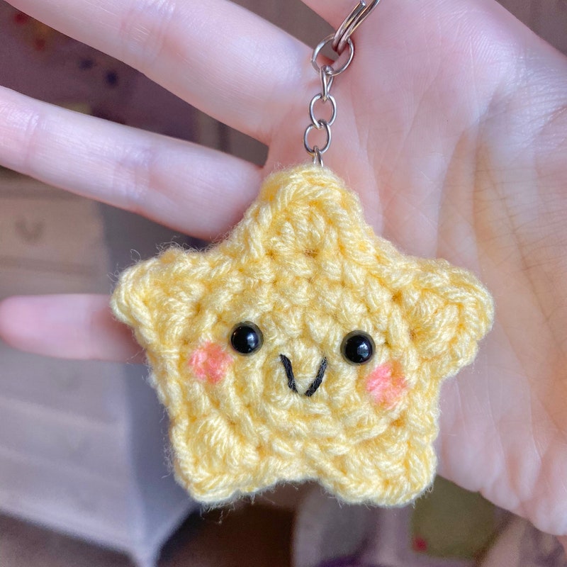 Star Keychain - Etsy