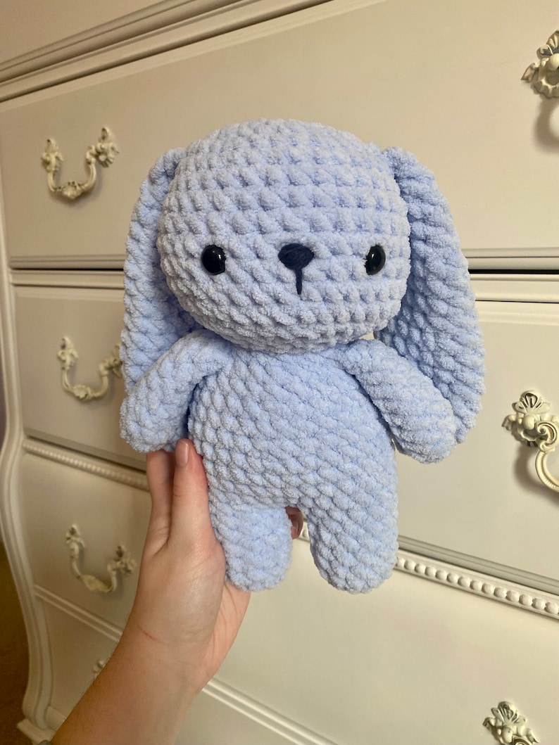 Blueberry Bunny Crochet Bunny Stuffed Animal, Cute Plush, Bunny Rabbit ...