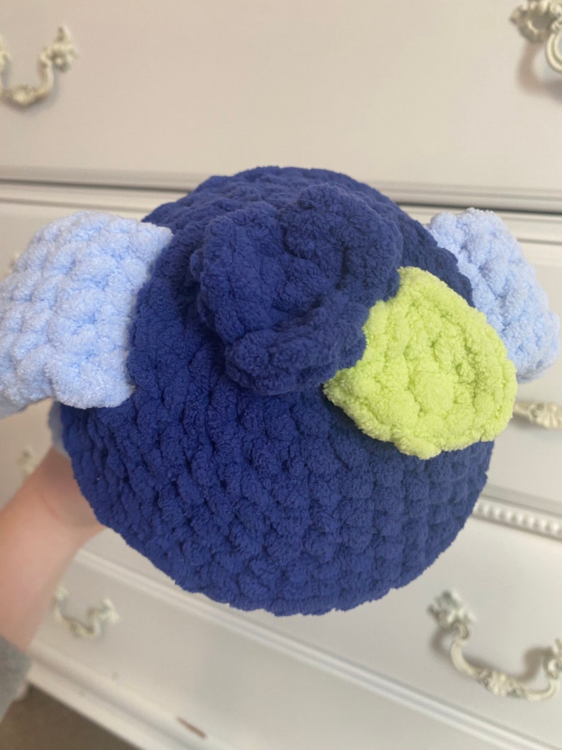 Blueberry Bunny Crochet Bunny Stuffed Animal, Cute Plush, Bunny Rabbit ...