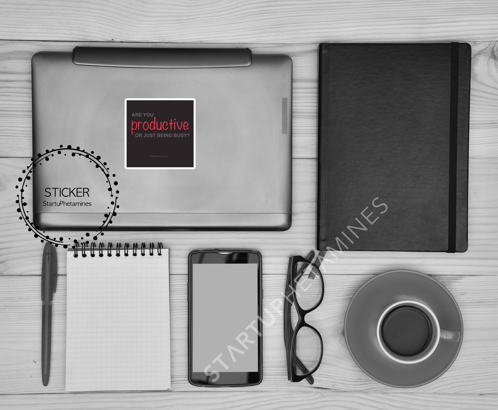 2x2 Square Stickers are You Productive or - Etsy