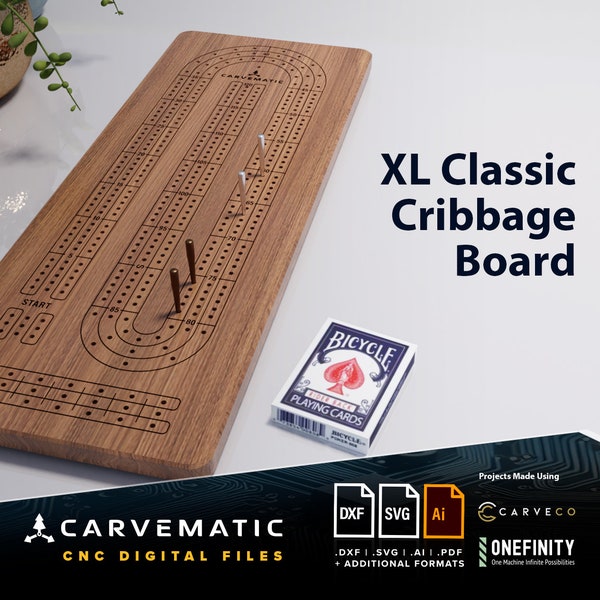Cribbage Board Svg - Etsy