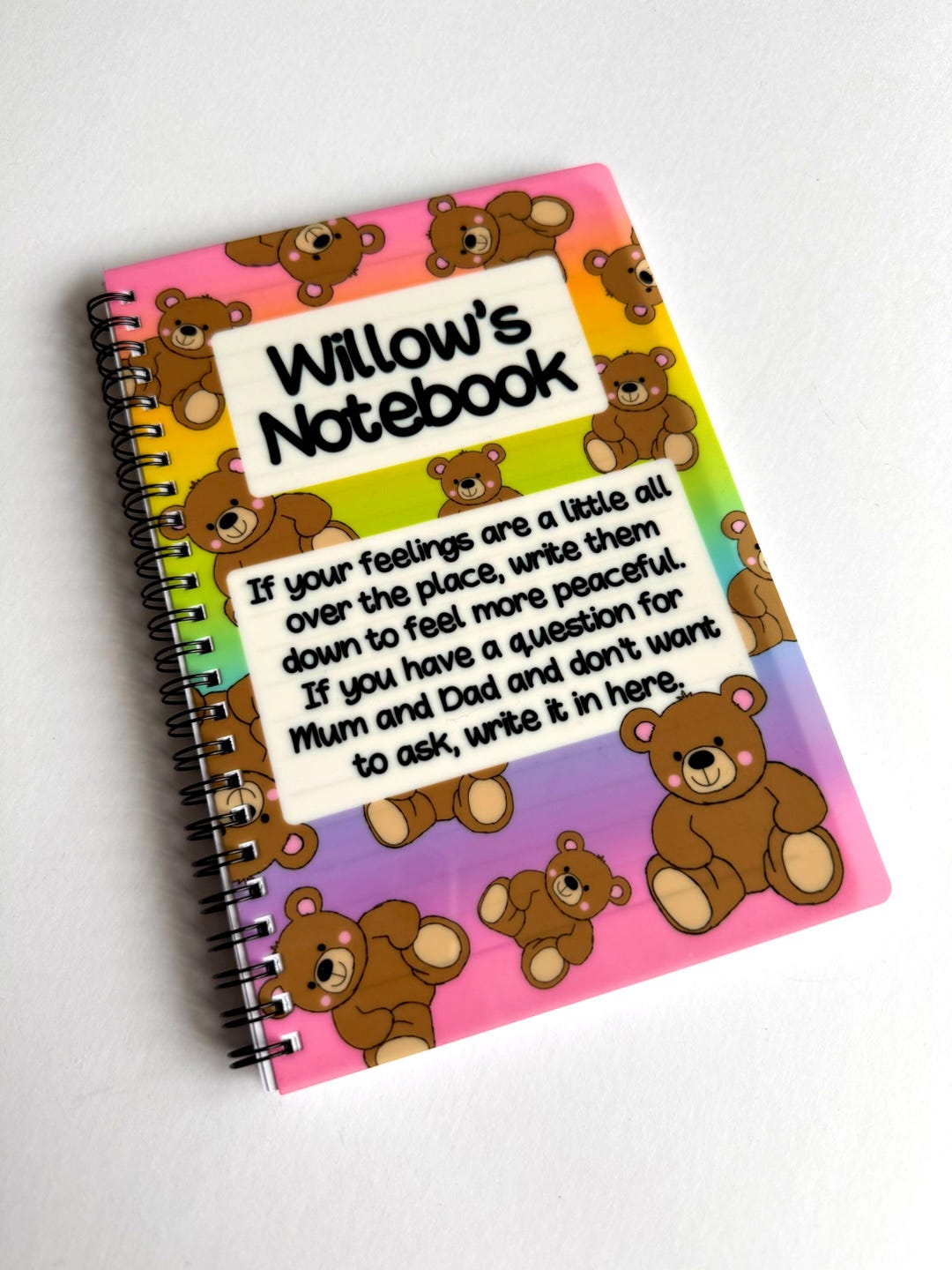 Children's Mental Health Feelings Notebook Journal - Etsy