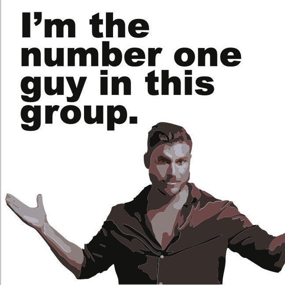 I'm the number one guy in this group Instant download. | Etsy
