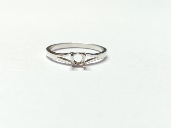 Semi Mount Ring Setting 5678910 Mm Round Engagement Ring - Etsy