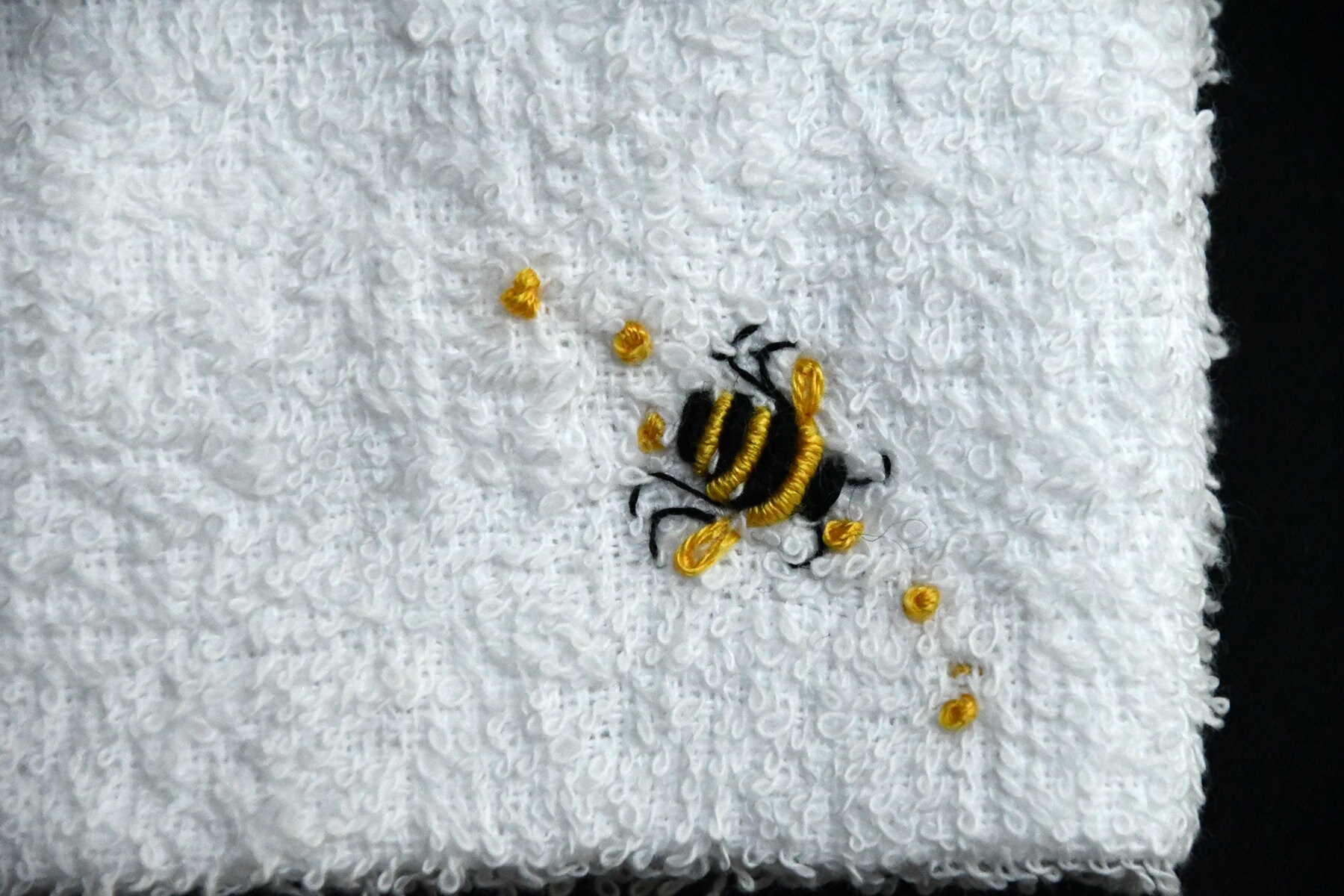 8 Hand Embroidered Bee Baby Essentials, Baby Shower Gift, Gender ...