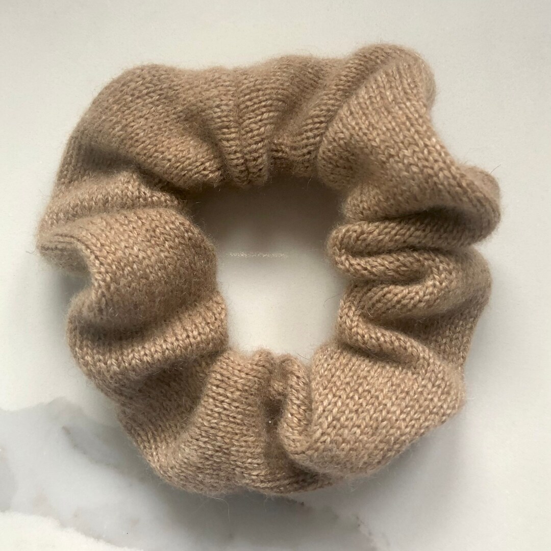 100% Cashmere Scrunchie Café Au Latte - Etsy