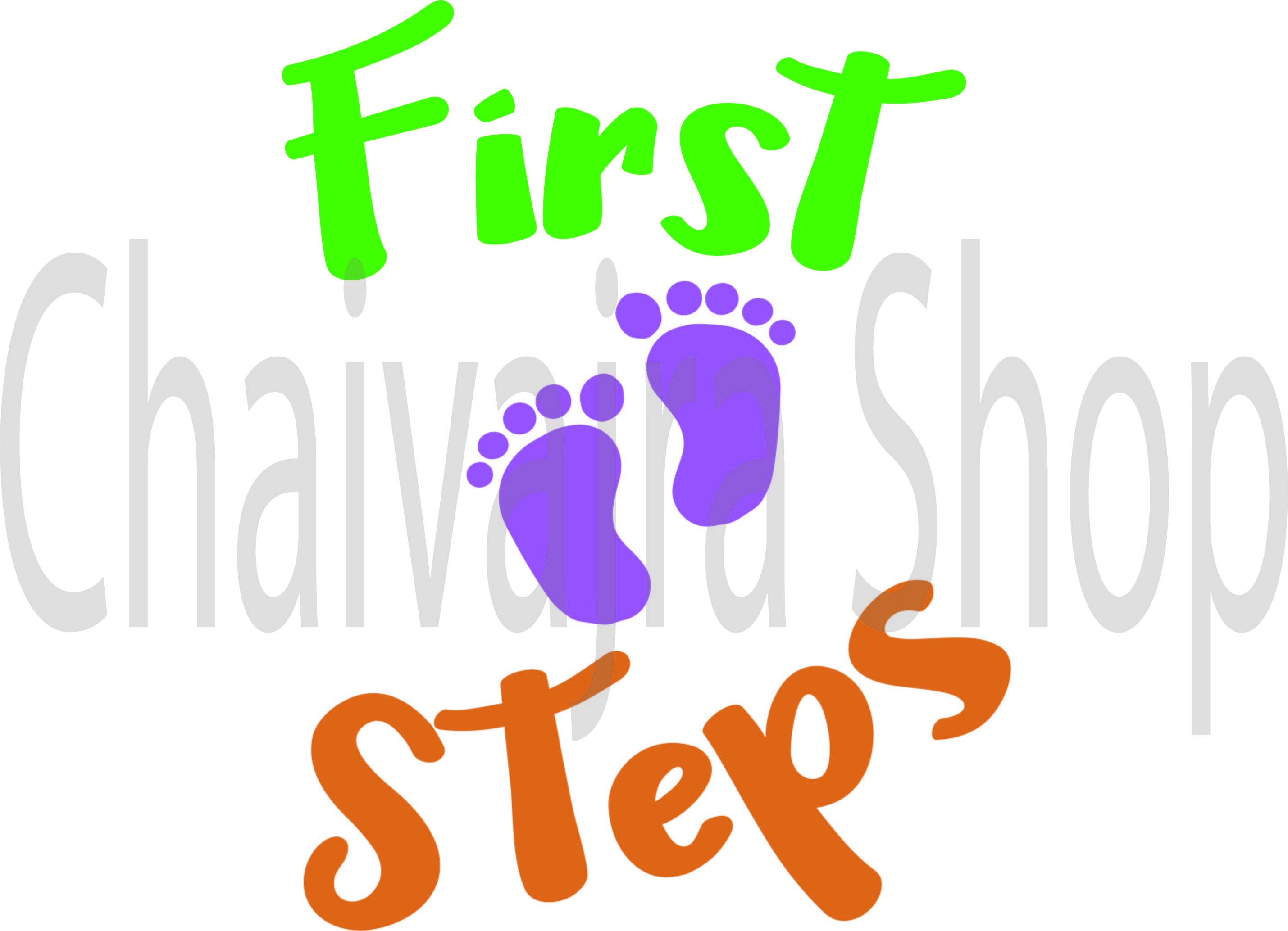 First Steps SVG Eps Jpeg Png Digital Download - Etsy