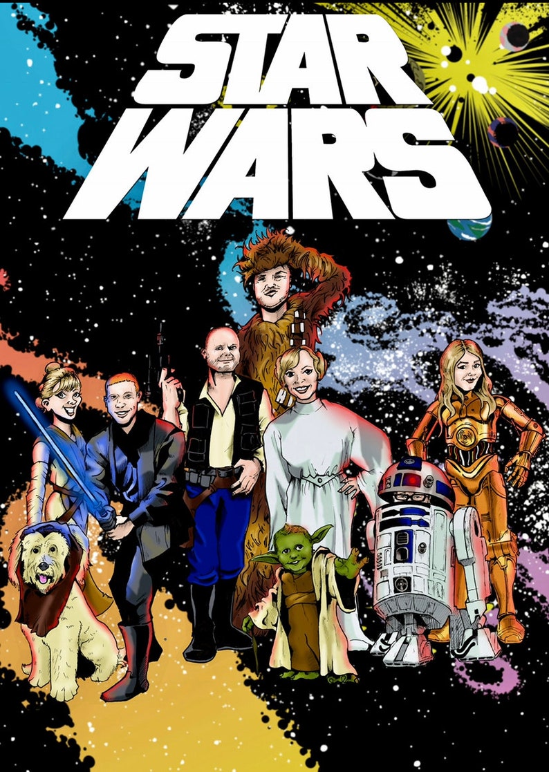 Bespoke Comic Book Portraits - Etsy