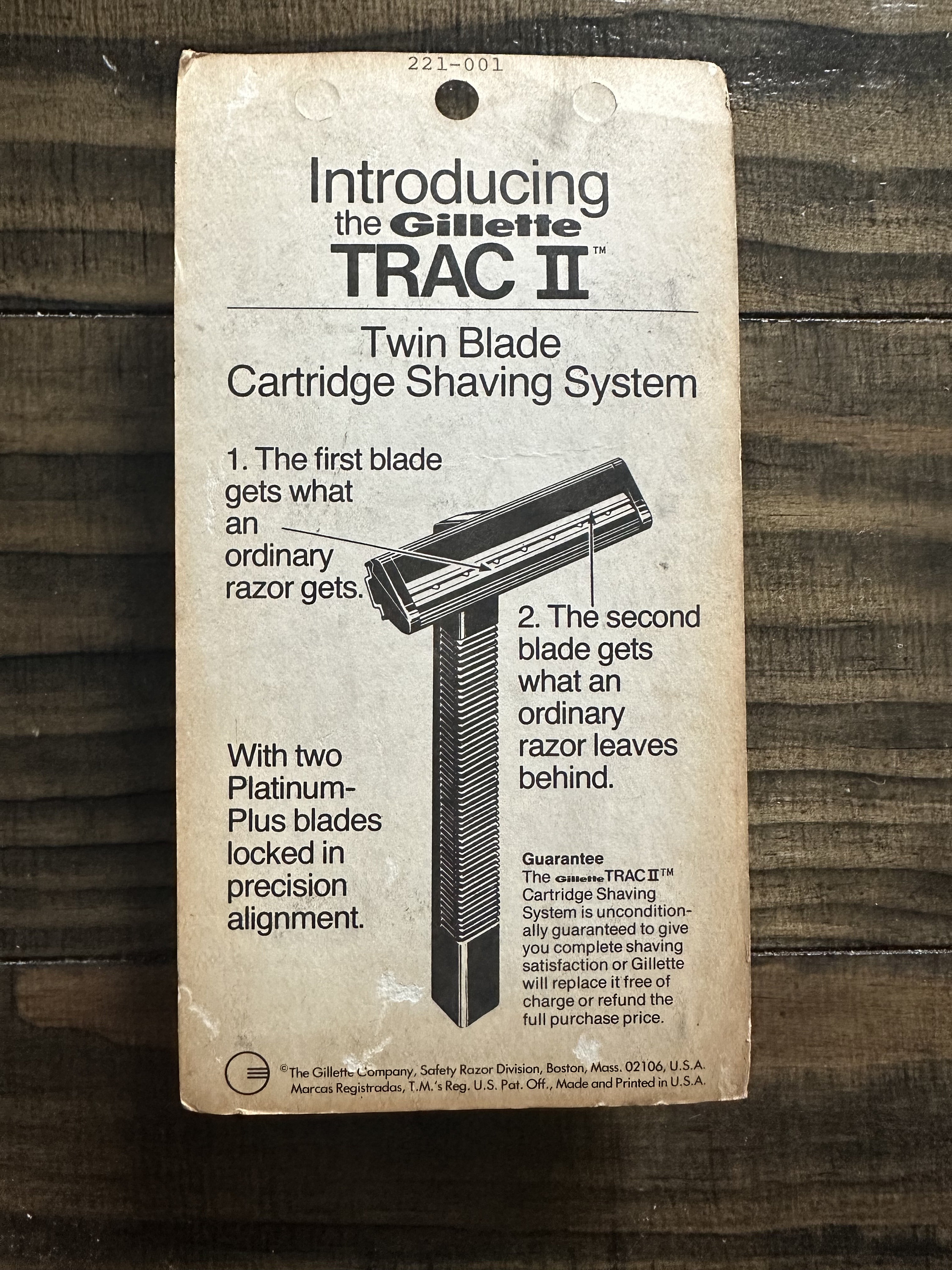 1971 GILLETTE TRAC II - Etsy