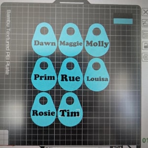 Goat Name Tags 3D Printed - Etsy