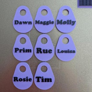 Goat Name Tags 3D Printed - Etsy