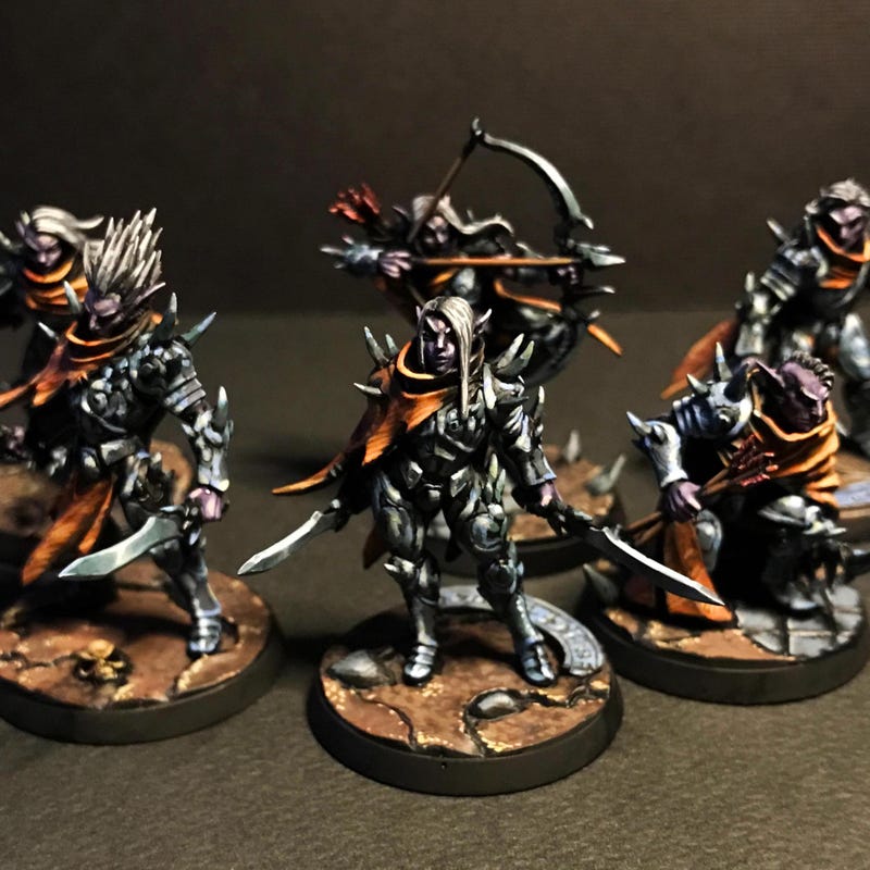 Painted Female Rogue Elf - Etsy