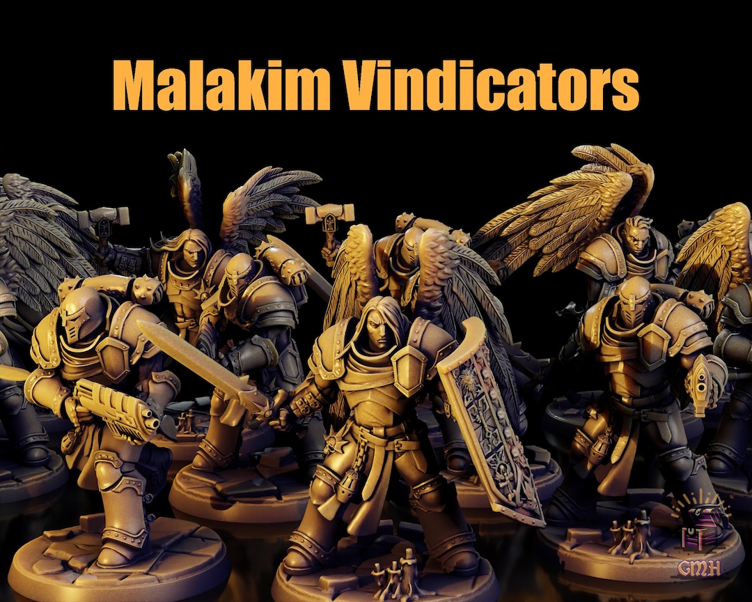 Modular Malakim Vindicators Fantasy Tabletop Miniature Wrath of the ...