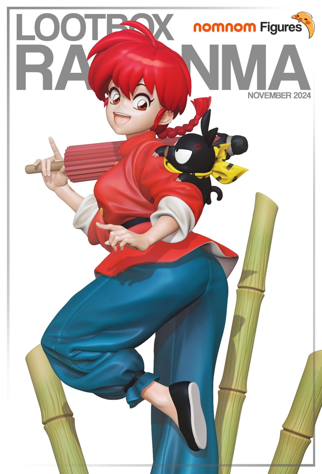 Ranma Ranma 1/2 Resin Figur von Nom Nom Figures - Etsy.de