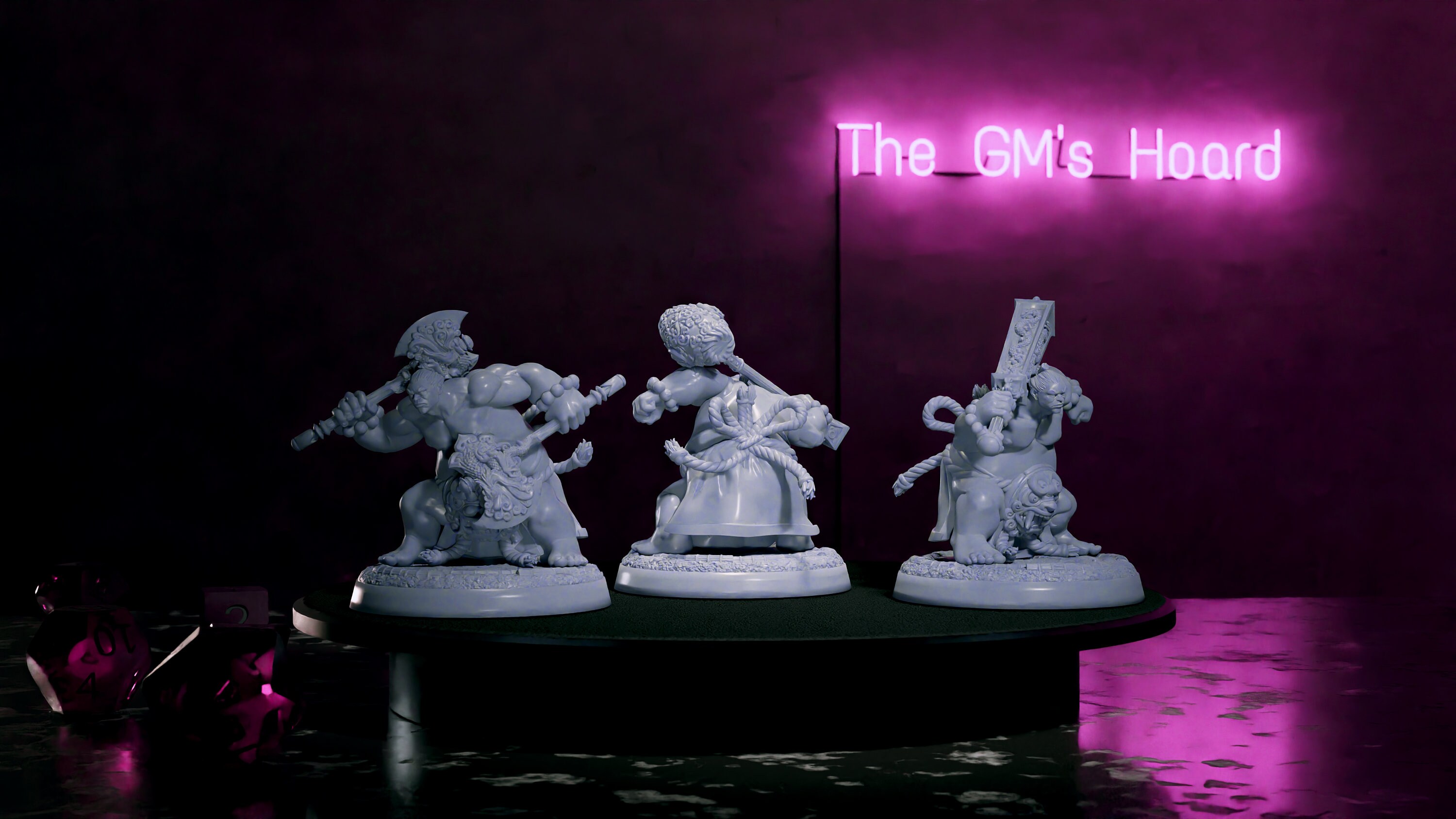 Sumo Tabletop Miniatures Multiple Weapon Options Chosen of the Kami - Etsy