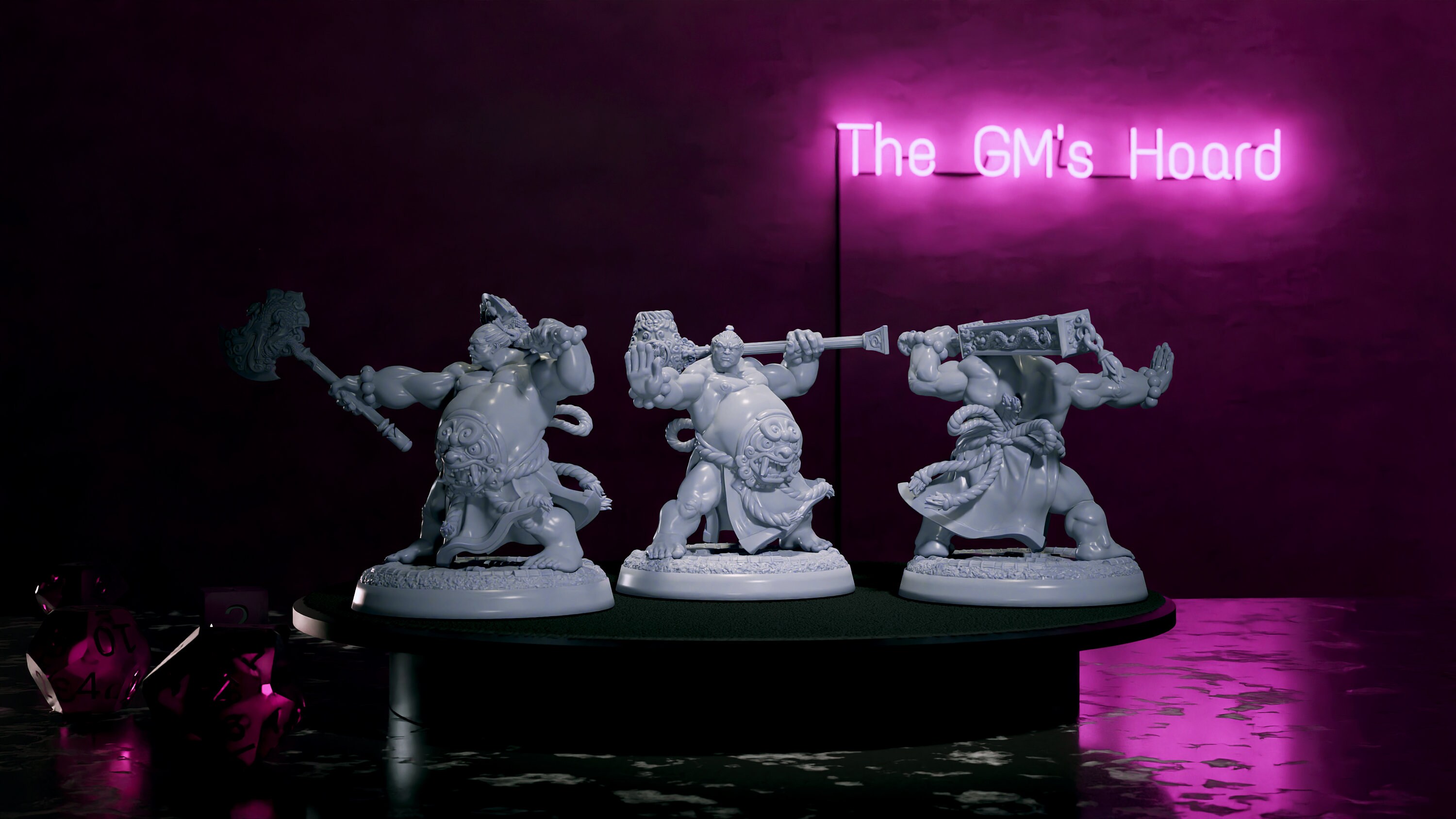 Sumo Tabletop Miniatures Multiple Weapon Options Chosen of the Kami - Etsy
