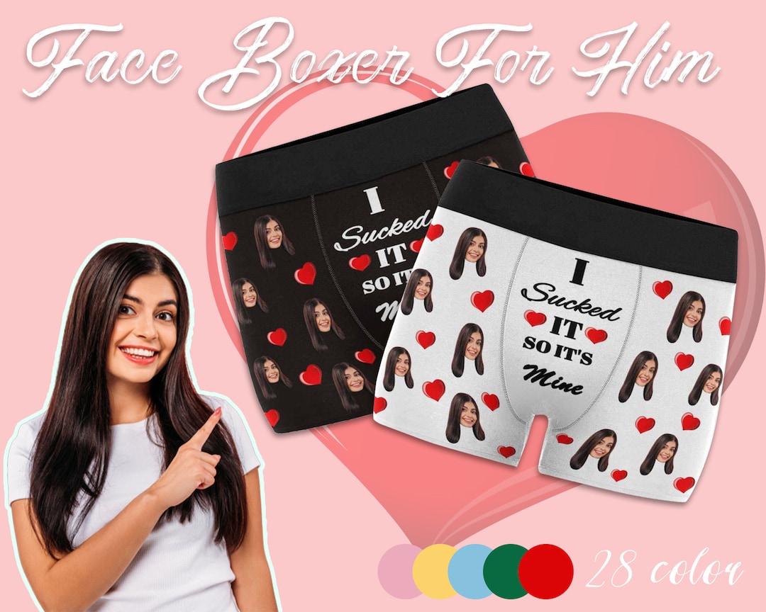 Custom Boxer Briefs for Husband Personalized Face Boxer Face on Boxer ...
