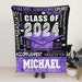Personalized Graduation Gifts Blanket Custom Class of 2024 Throw ...