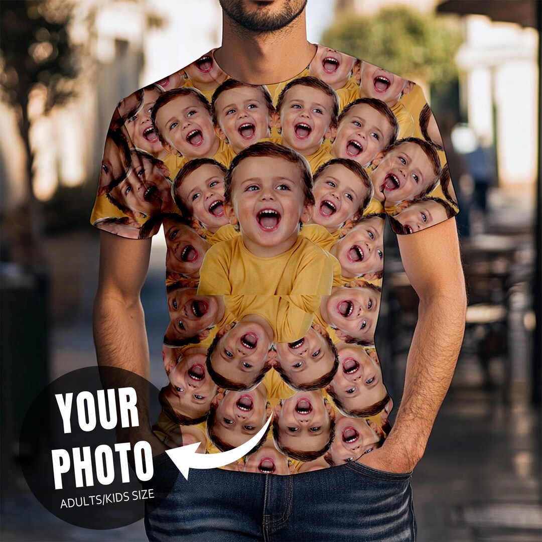 Custom T-shirt for Men and Women Personalized Photo Design Options ...