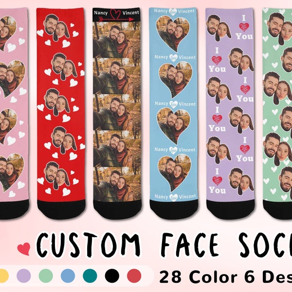 Custom Face Socks - Etsy