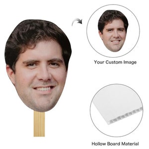 Graduation Fans Custom Face Fans for Graduates Personalized Big Head ...