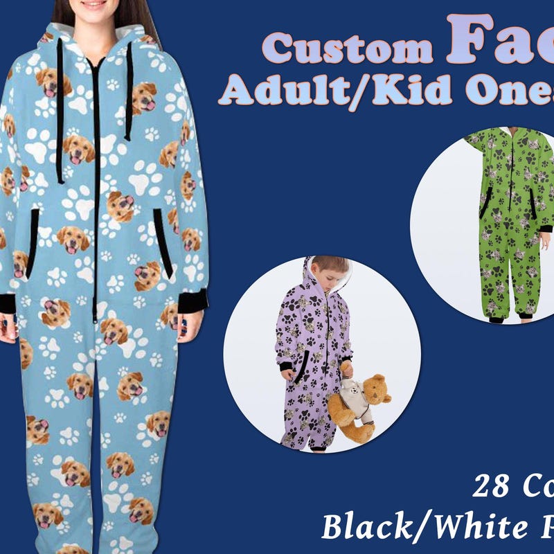 Onesie With Pet Pictures - Etsy UK