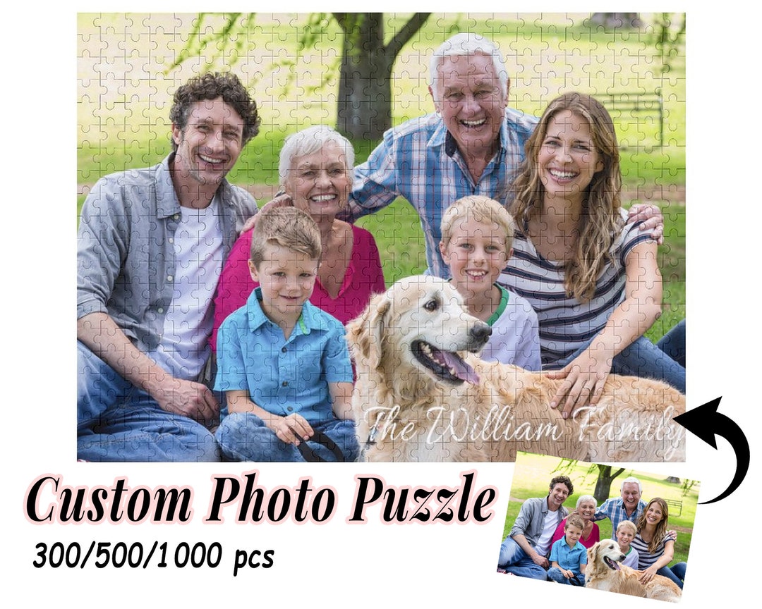 Custom Puzzle From Photo Personalized Wooden Puzzle Custom Pictrue ...