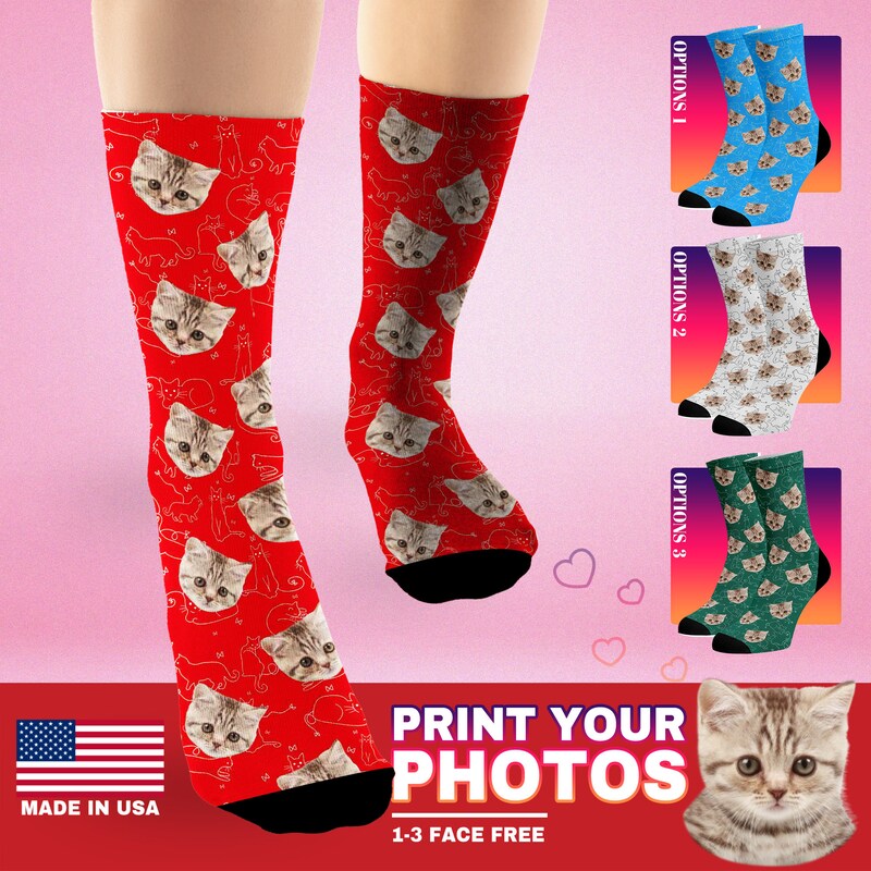 Cat Socks for Women - Etsy