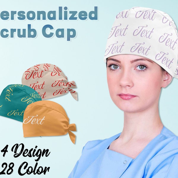 Custom Scrub Caps - Etsy
