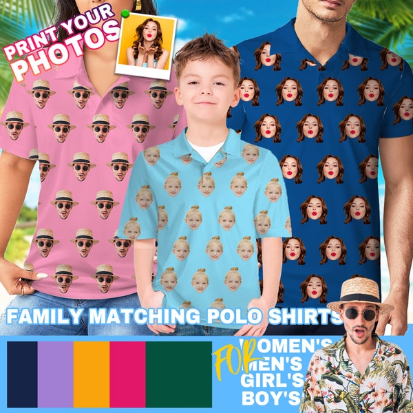 Personalized Face Golf Shirts - Etsy
