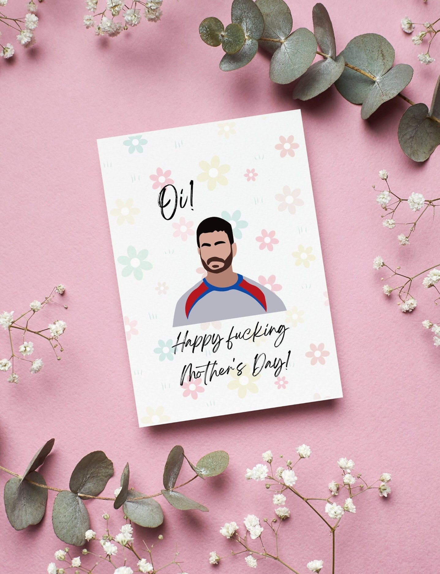 Funny Mothers Day Card Roy Lasso Funny Mothers Etsy