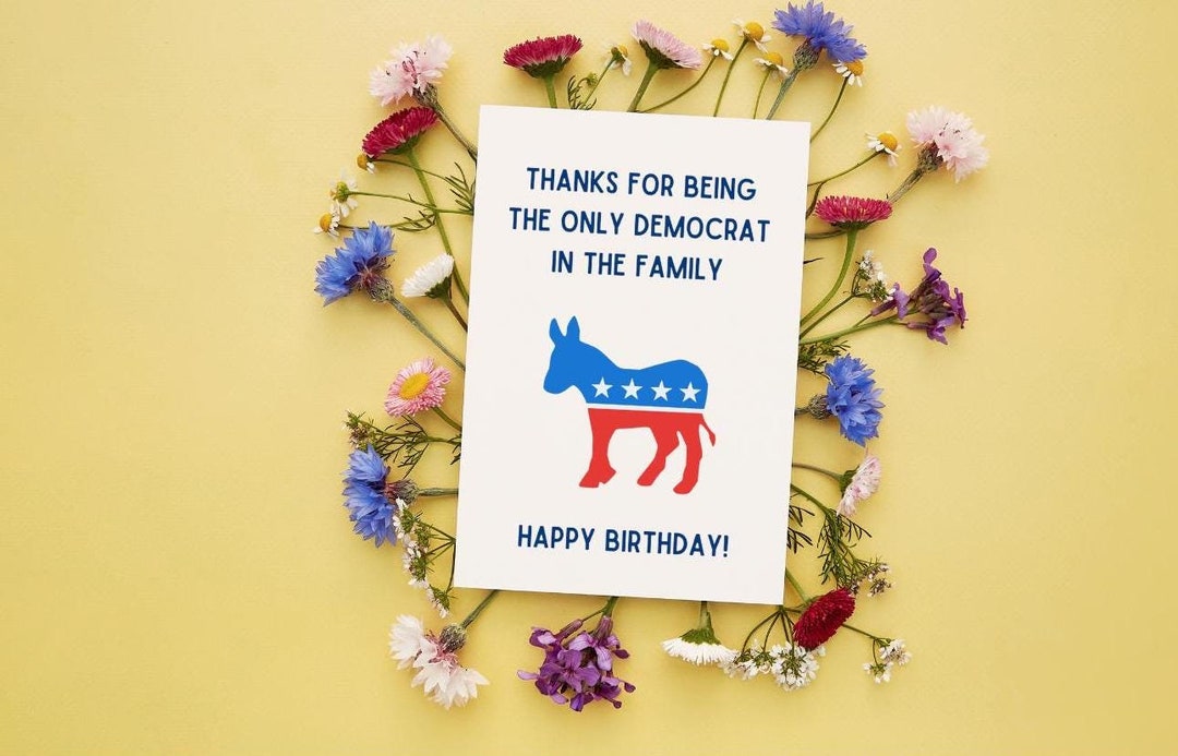 Political Birthday Card / Card for Liberals / Boomer Card/ Funny ...