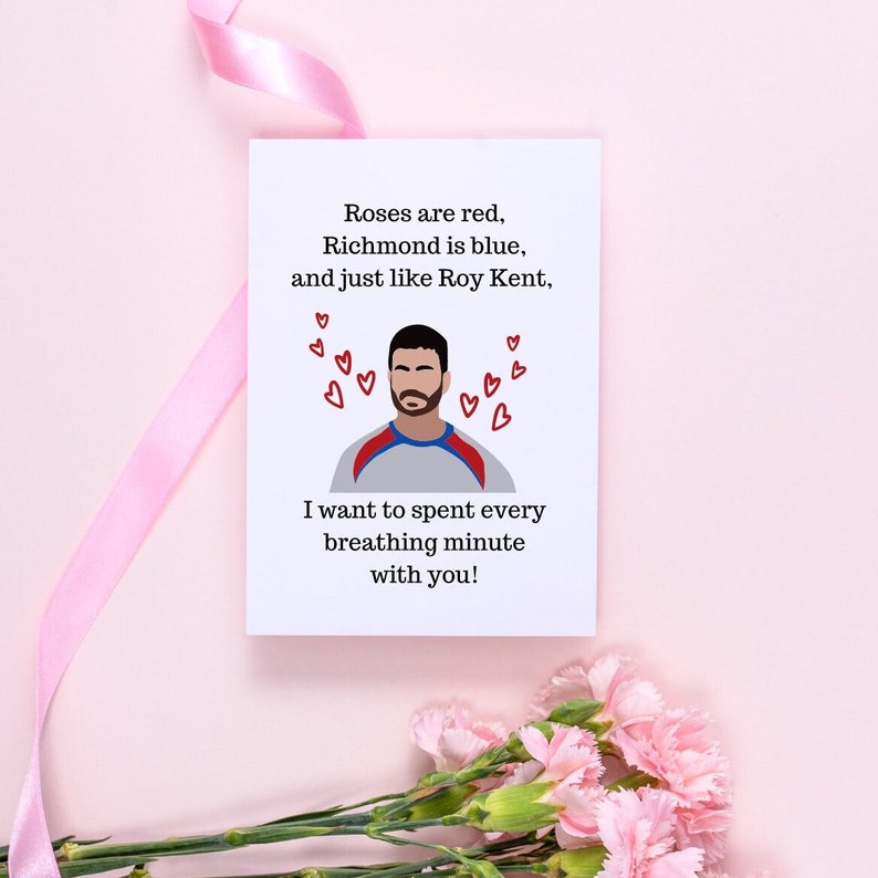 Roy Kent Anniversary Card Ted Lasso Card Valentines Etsy Uk