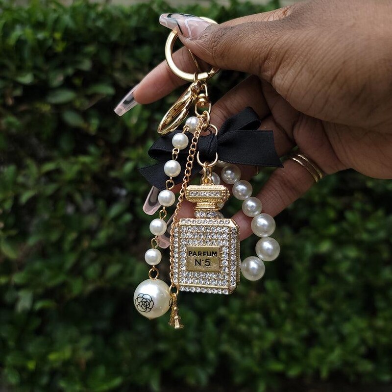 Chanel Keychain - Etsy