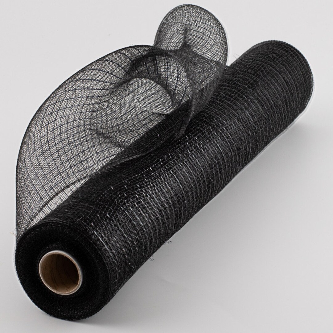 21 Poly Deco Mesh: Metallic Black - Etsy