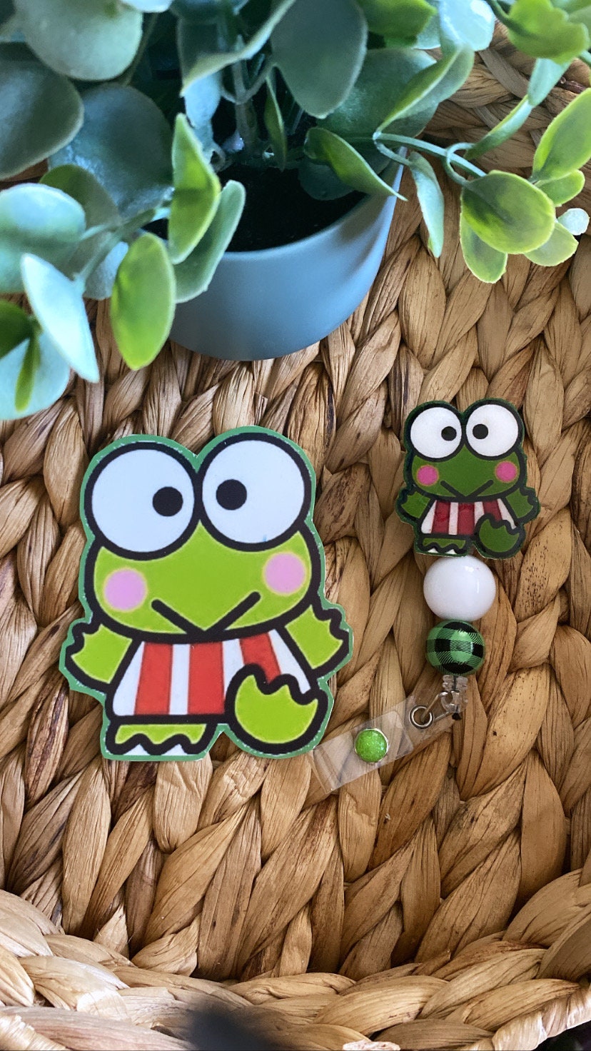 Kawaii Sanrio Frog, Keroppi, Nurse Badge, Gifts for Her, Sanrio Frog ...