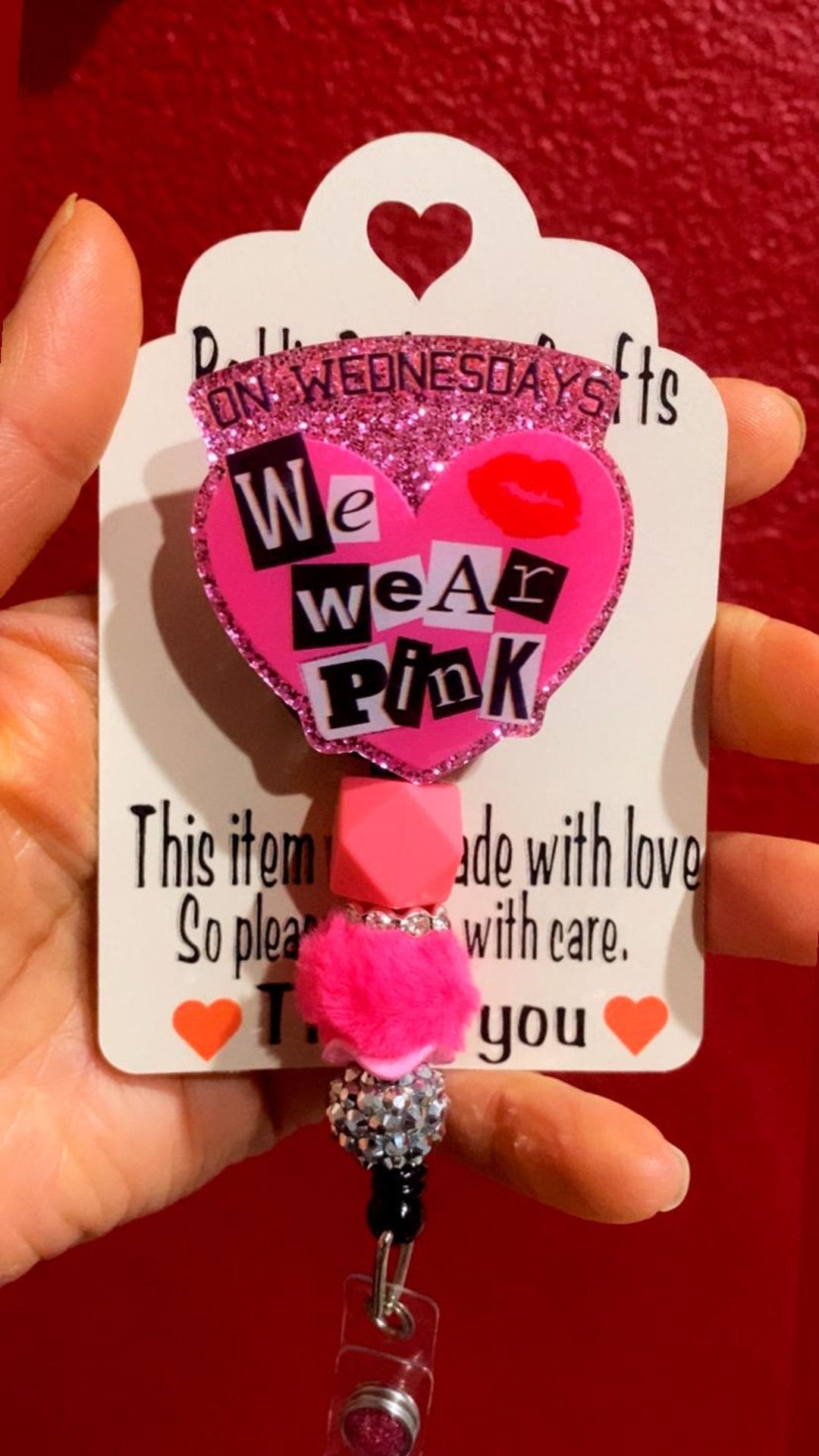 Mean Girls Inspired Badge Reel | on Wednesdays We Wear Pink Nurse ID ...