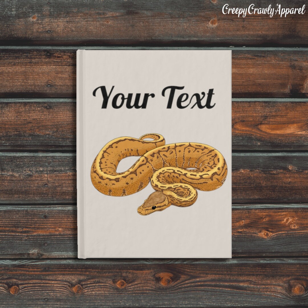 Personalized Pinstripe Ball Python Journal Custom Python - Etsy