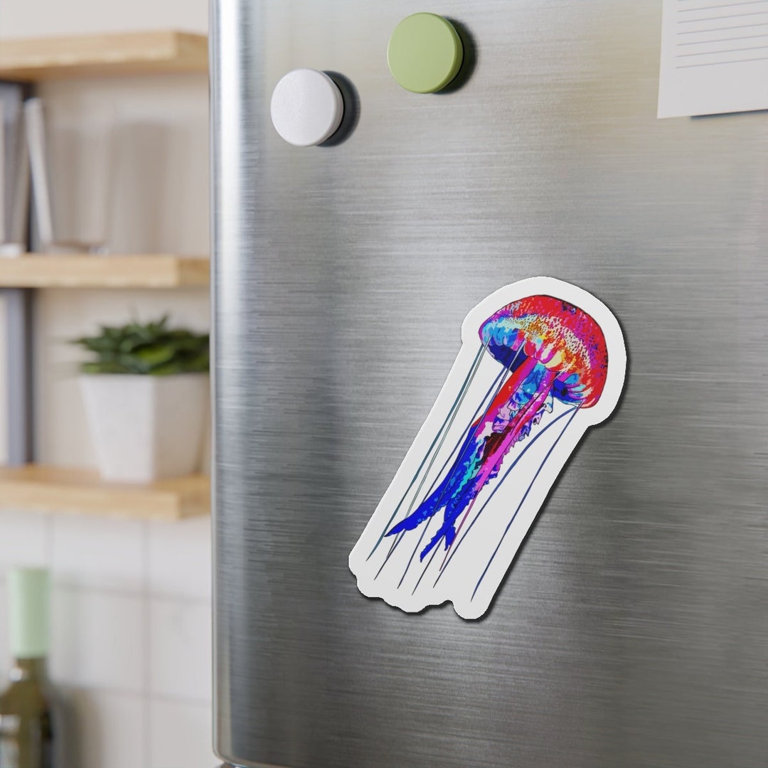 Jellyfish Magnet, Fish Magnet, Ocean Magnet, Cute Jellyfish Magnet - Etsy