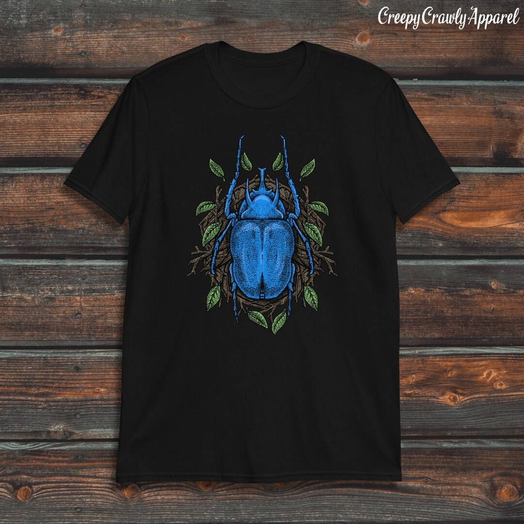 Blue Beetle Shirt, Unisex Bug Shirt, Entomology Shirt, Entomologist ...