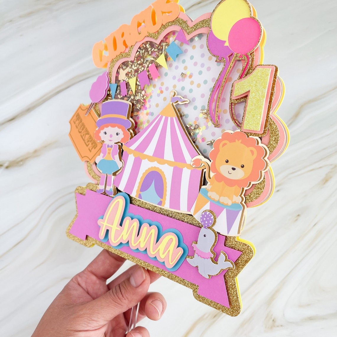 Circus Cake Topper Circus Theme Party Circus Theme Birthday - Etsy