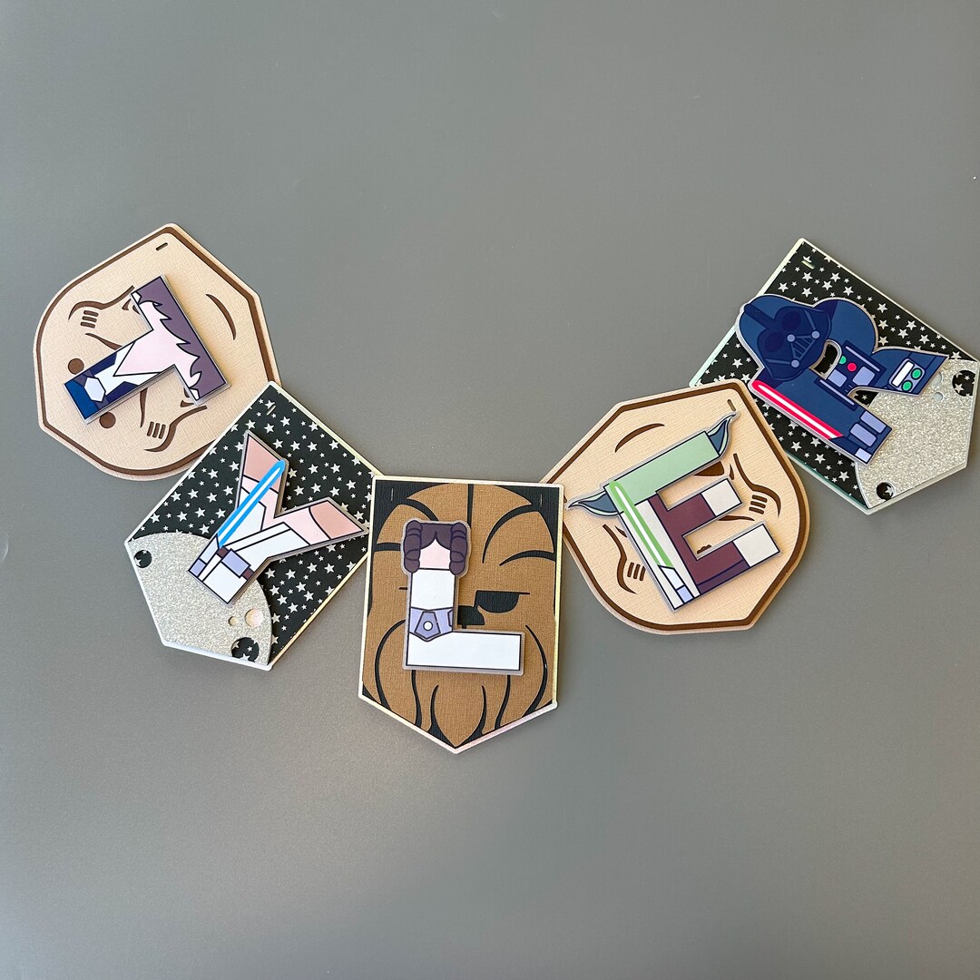 Star Wars Themed Party Decor: Mandalorian Princess Leia Yoda Chewbacca ...