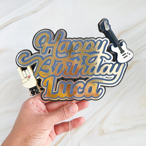 Music Cake Toppers - Etsy