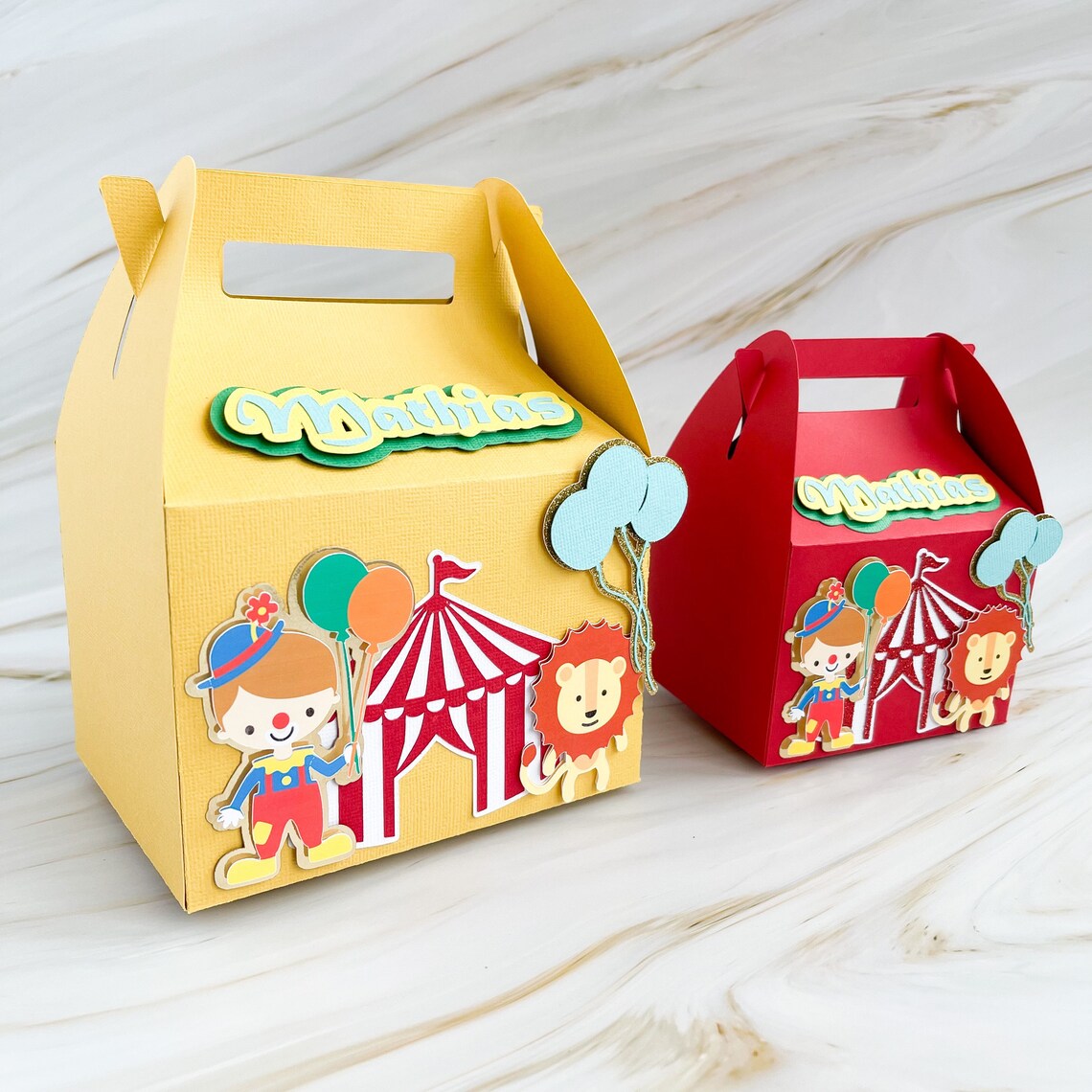 Circus Favor Box Circus Candy Box Circus Gift Box Circus - Etsy