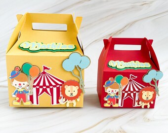 Circus Favor Box - Etsy
