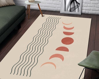 Moon Phase Area Rug | Etsy