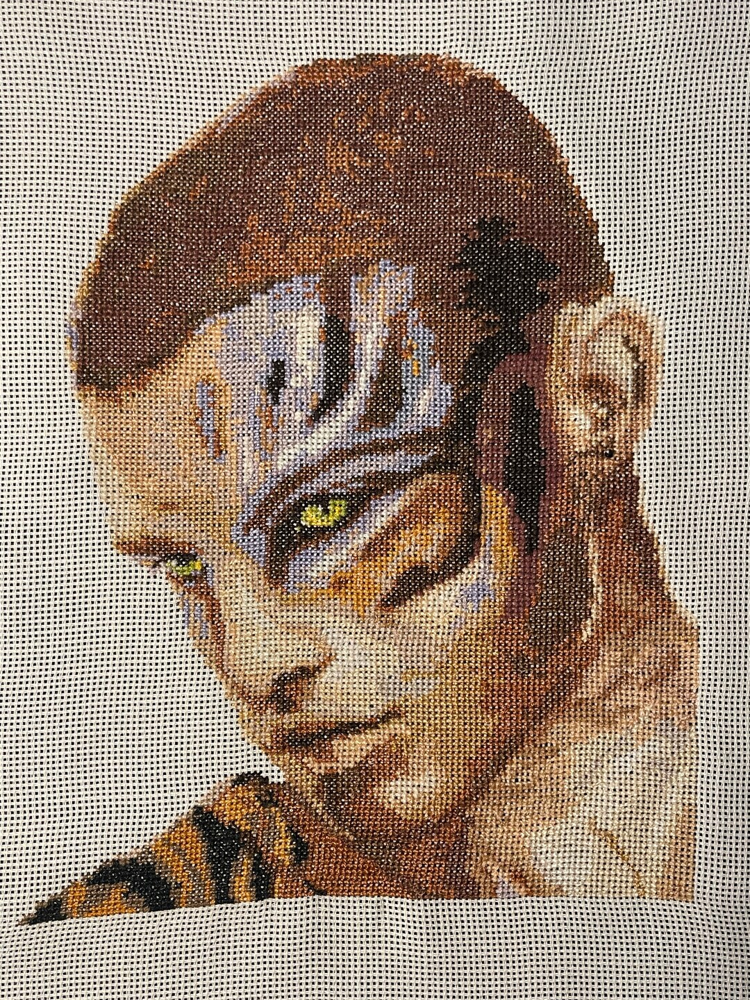 Fantastic Avatar Guy Cross-stitch - Etsy