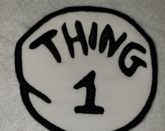 Thing 1 Iron On - Etsy